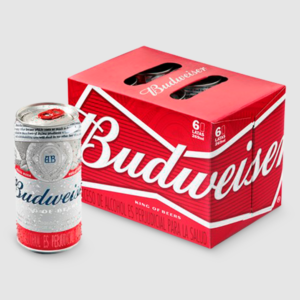 Cerveza Cudweiser six pack en lata 269ml - Altoque
