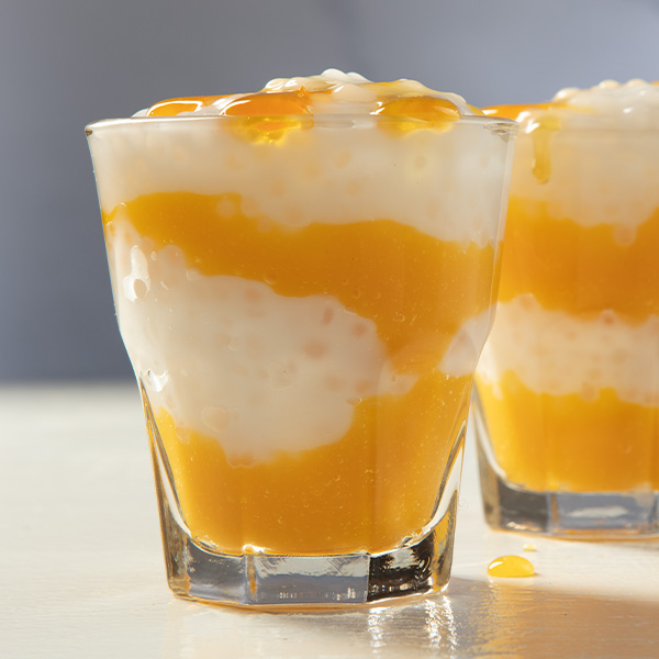 Tapioca con mango